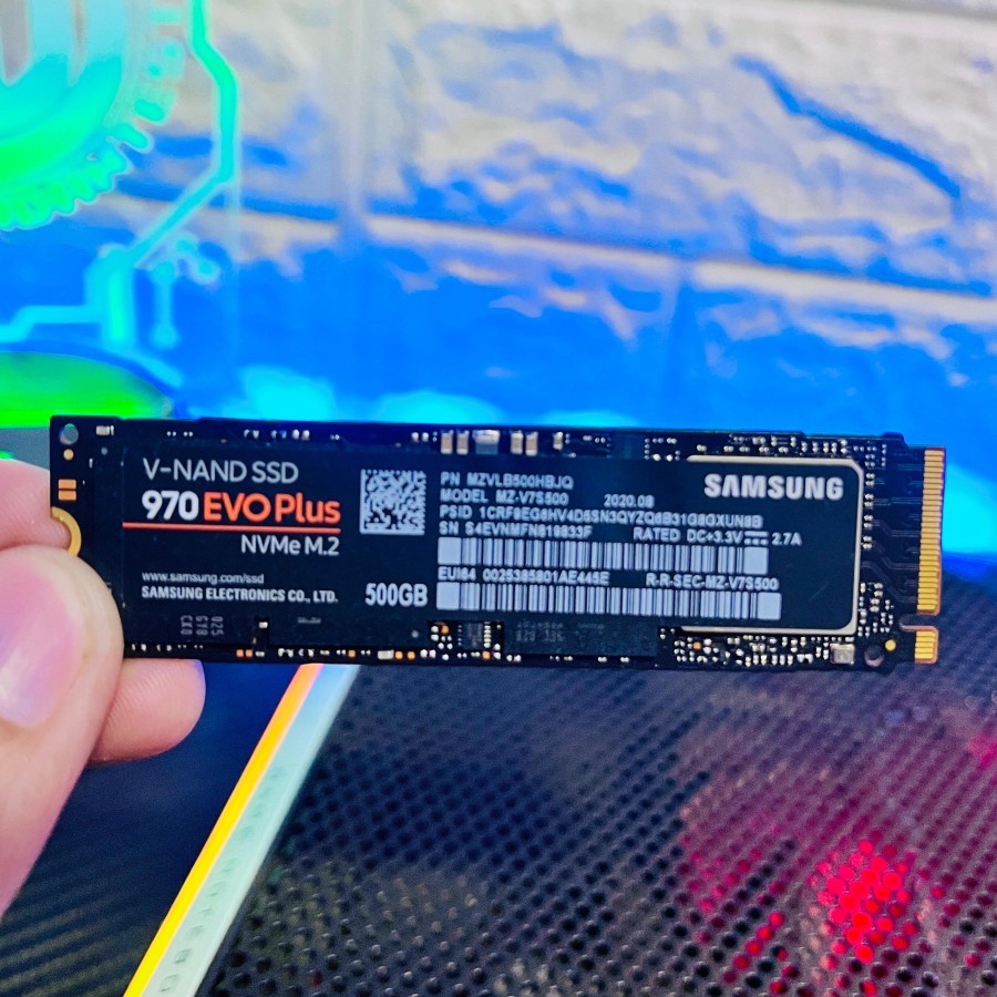 Jual Samsung SSD 970 EVO Plus 500 GB SSD M.2 NVMe PCIe kondisi sehat siap pakai free isi windows ...