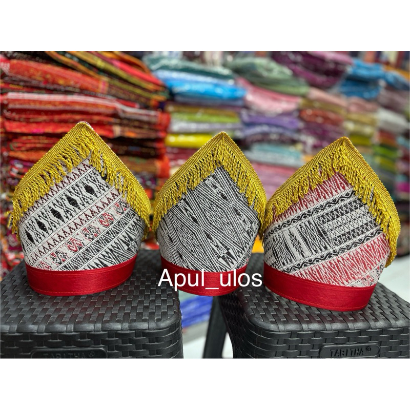 Jual Topi pucca Sortopi ragidup warna krem rumbai emas Topi mewah ...