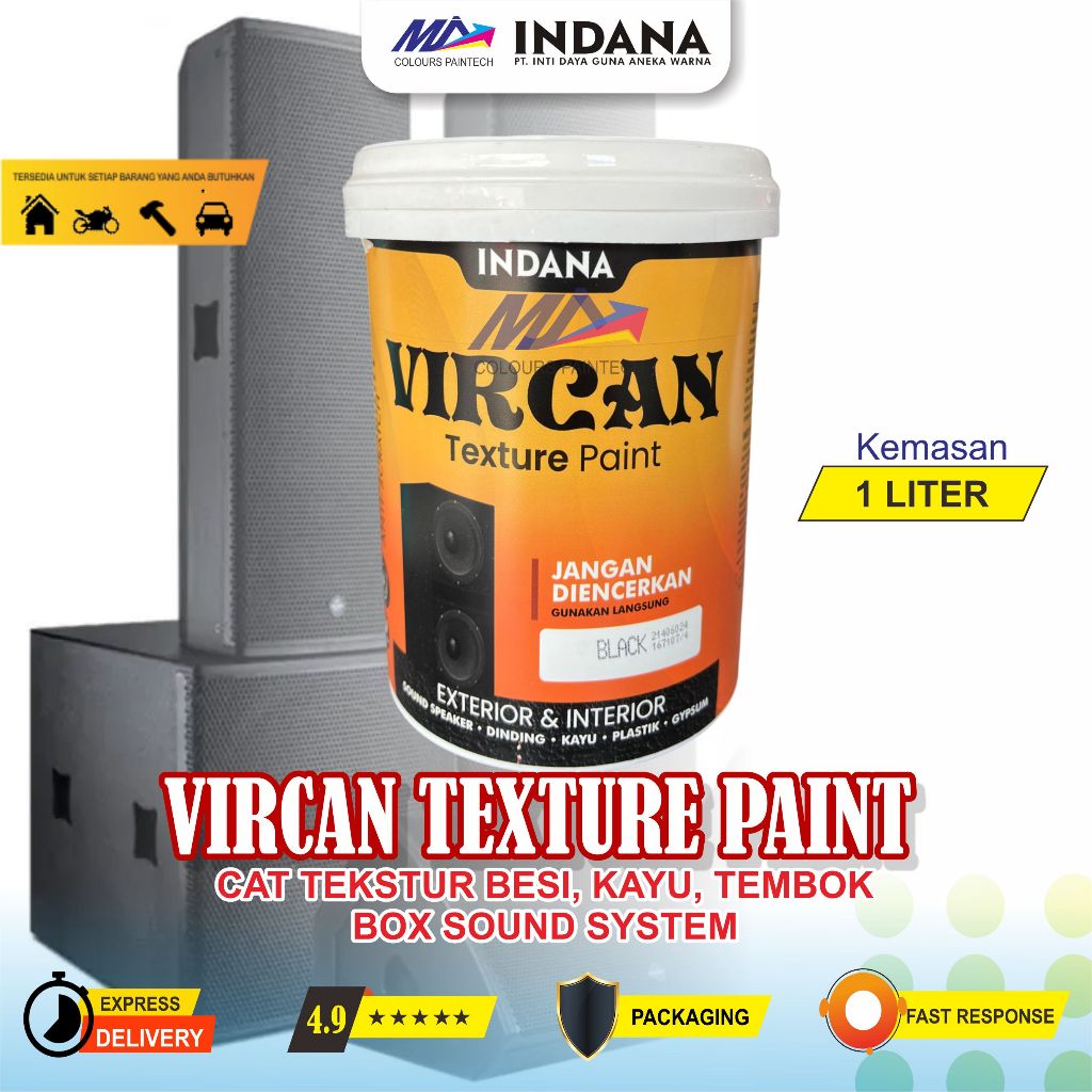 Jual VIRCAN TEXTURE PAINT CAT TEKSTUR BESI KAYU DINDING TEMBOK BOX ...