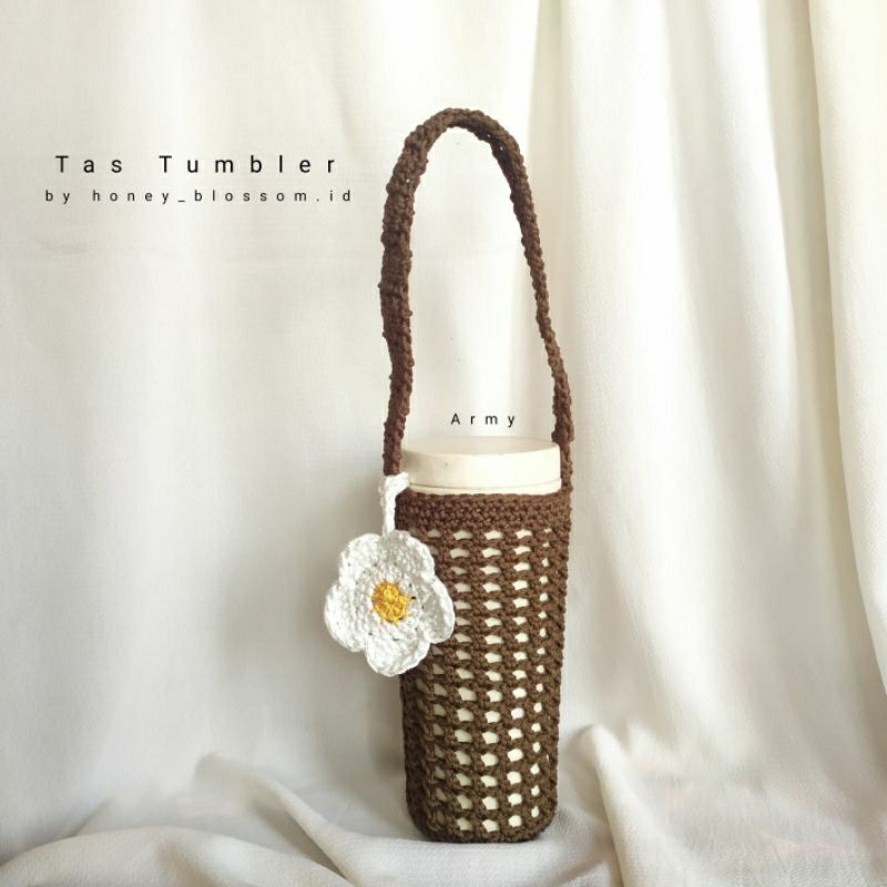 Jual tas botol rajut/tas tumbler rajut/ | Shopee Indonesia