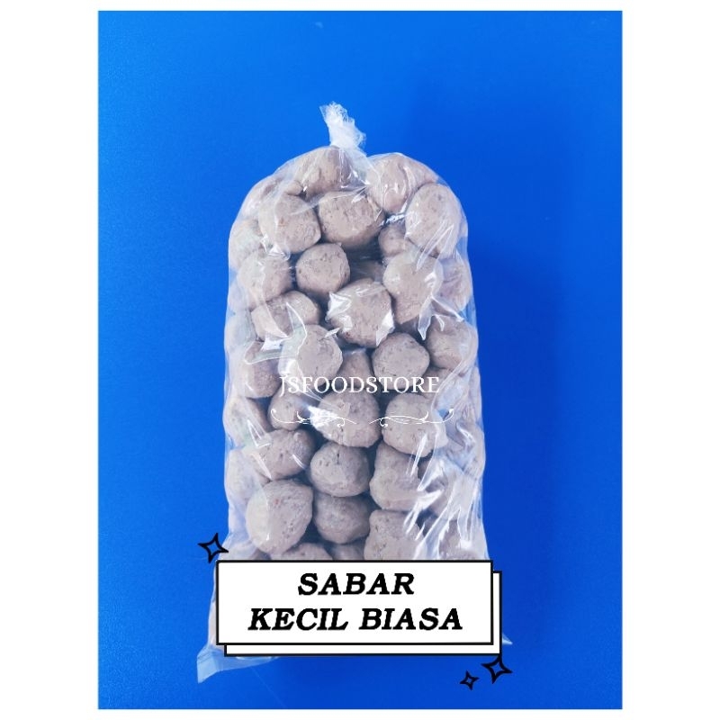 Jual Bakso Ikan Sabar/ Bakso Biasa / Ukuran Kecil / 100% Original ...