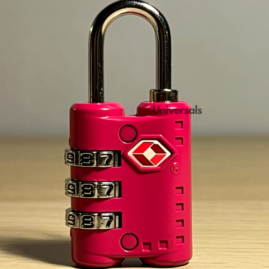 Jual Gembok Koper TSA Travel Kombinasi 3 Digit - merah | Shopee Indonesia