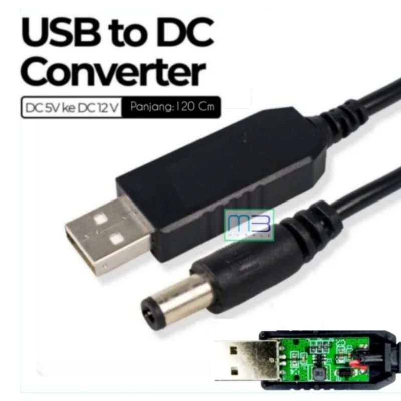 Jual Kabel Step Up Usb 5V To 12V DC Power Supply Charger Converter ...