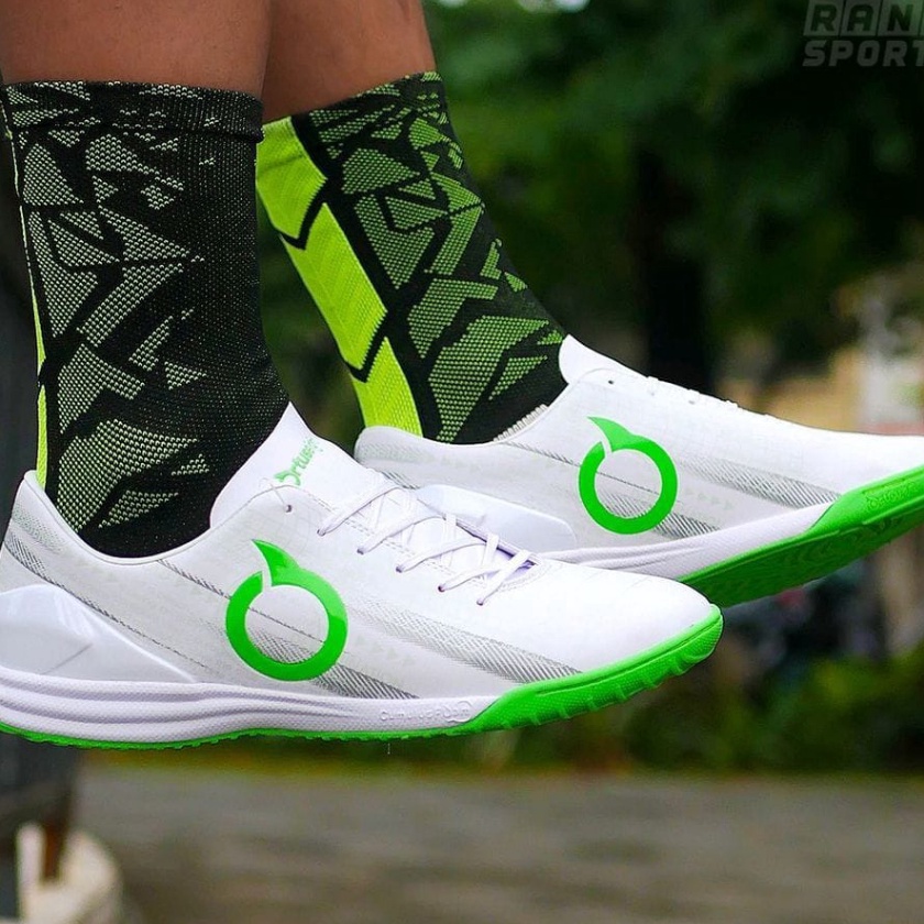 Jual KF7 Sepatu Futsal Ortuseht Catalyst Legion V2 Fg White Green l COD ...