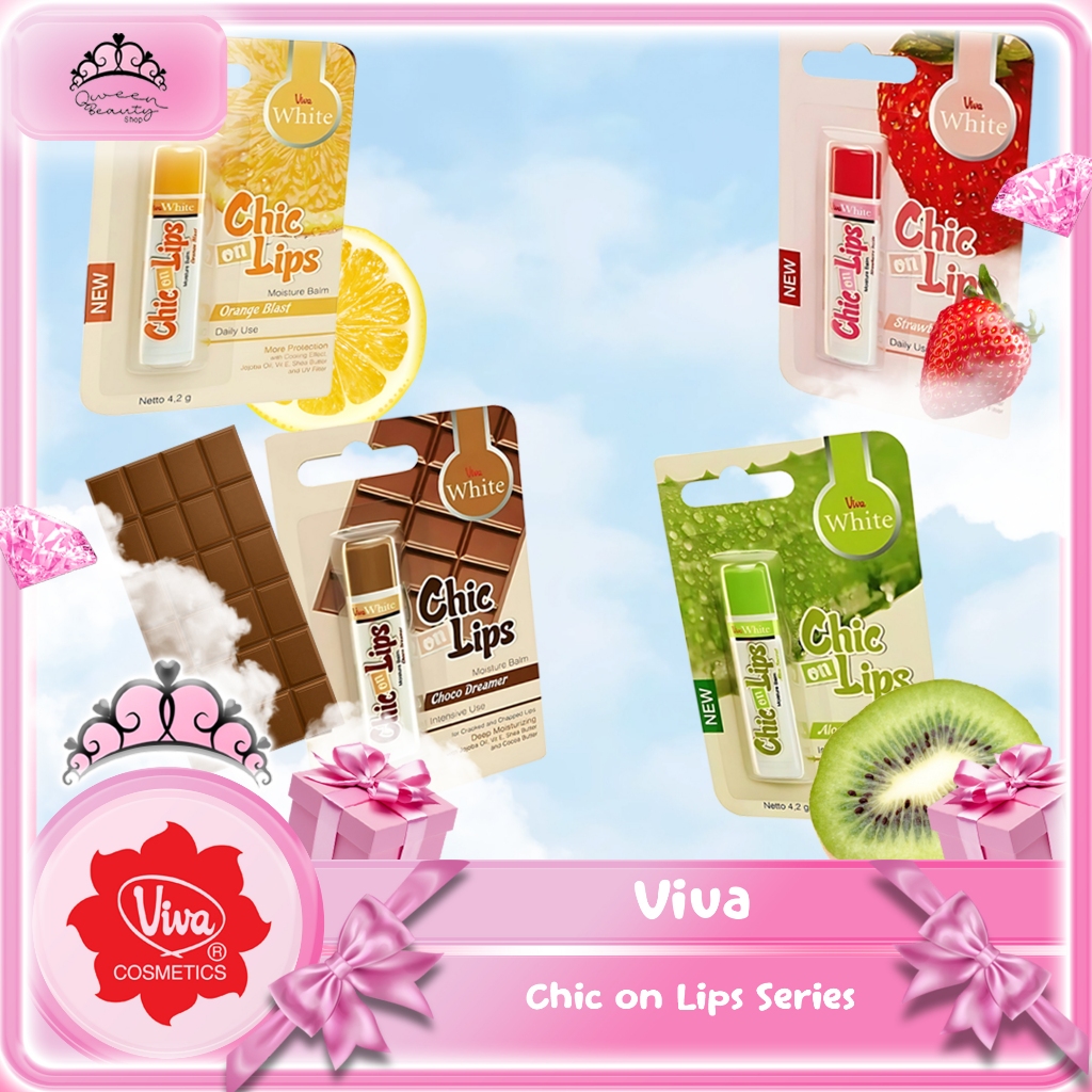 Jual Viva Cosmetics Moisture Balm Chic on Lips | Shopee Indonesia