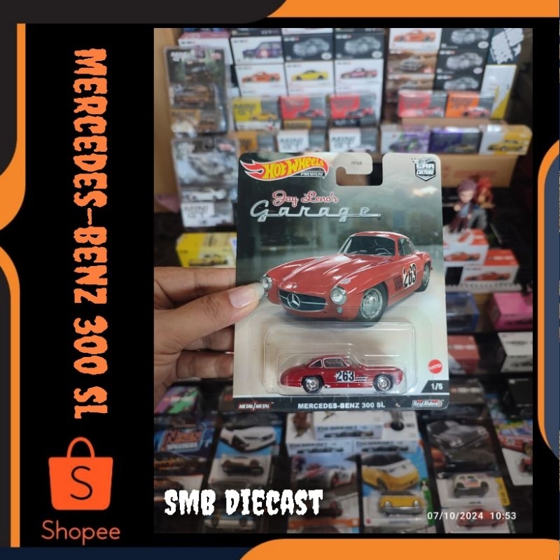 Jual HOT WHEELS MERCEDES BENZ 300 SL JAY LENO'S GARAGE (PREMIUM) | Shopee Indonesia