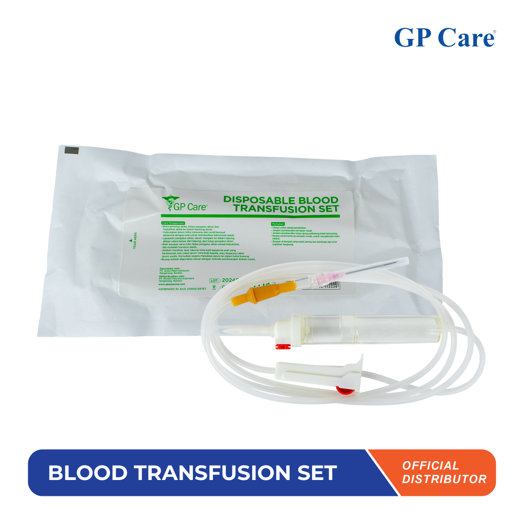 Jual GP Care Blood Transfusion Set Lengkap | Shopee Indonesia