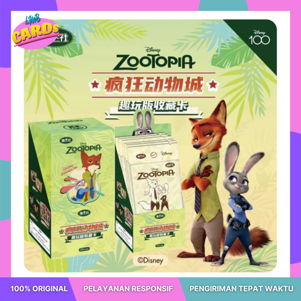 Jual [CARD FUN] Zootopia Cards Collectables TCG - 100% ORI - Per Pack ...