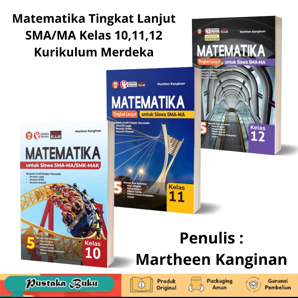 Jual Buku Matematika Umum SMA/MA X/10 Tingkat Lanjut/Lanjutan Kelas XI/11/XII/12 Kurikulum ...