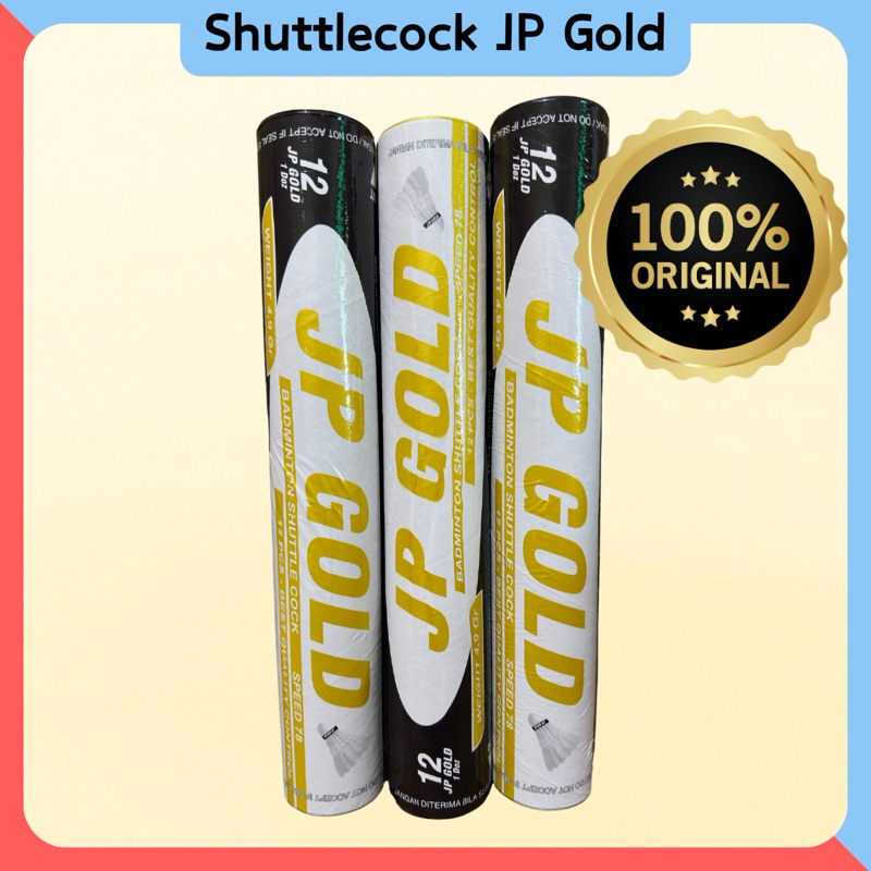 Jual Shuttlecock Kok JP GOLD 100% ORI | Shopee Indonesia