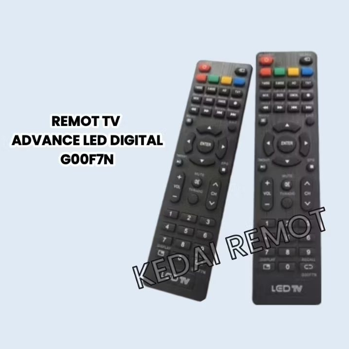 Jual REMOTE TV ADVANCE LED DIGITAL G00F7N | Shopee Indonesia
