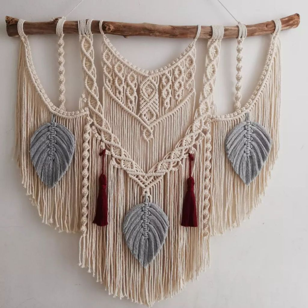 Jual Macrame wall hanging hiasan dinding jumbo hiasan gantung dekorasi ...