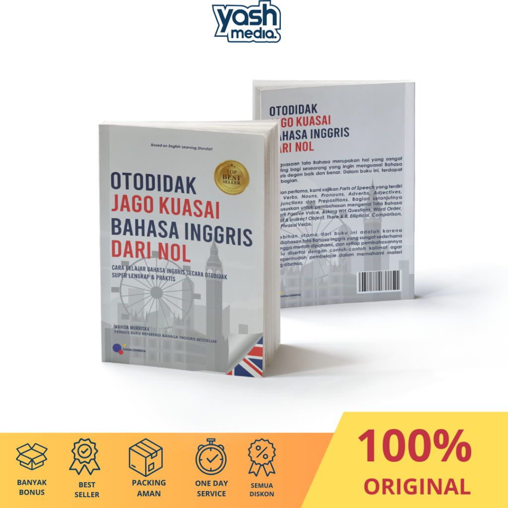 Jual Original - Buku Otodidak Jago Kuasai Bahasa Inggris Dari Nol ...