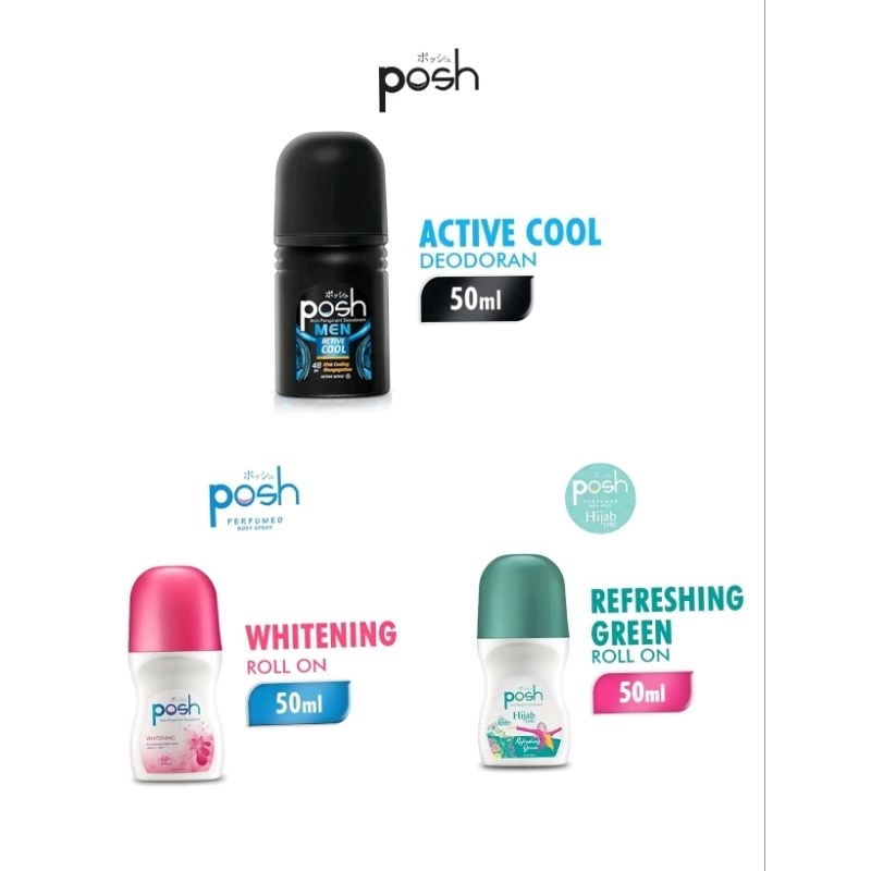 Jual Posh roll on 50g | Shopee Indonesia