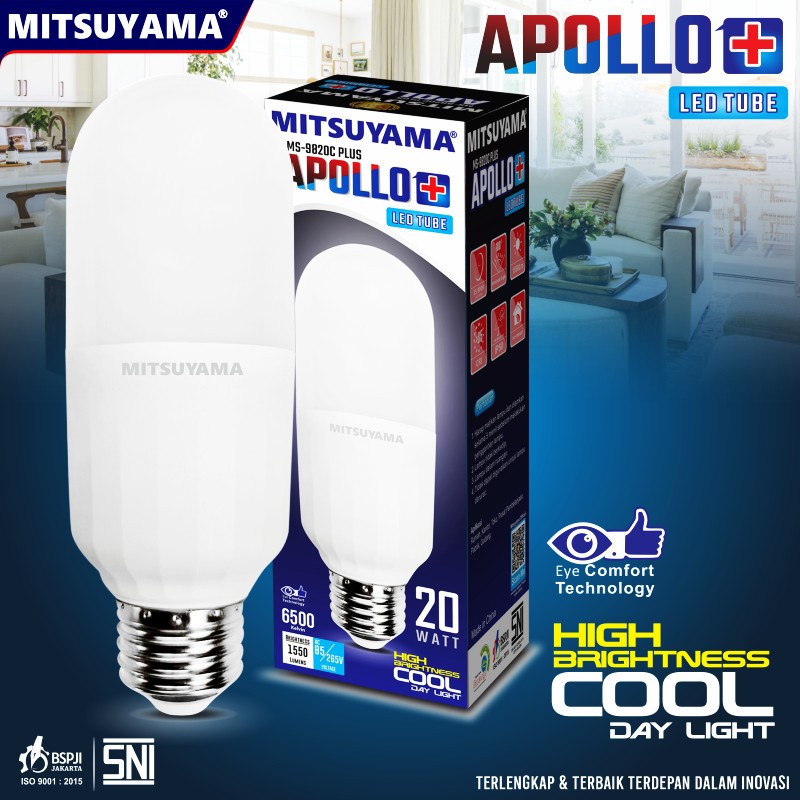 Jual Lampu Led Tube Mitsuyama Apollo Plus Mitsuyama 20W MS-9820C+ | Shopee Indonesia