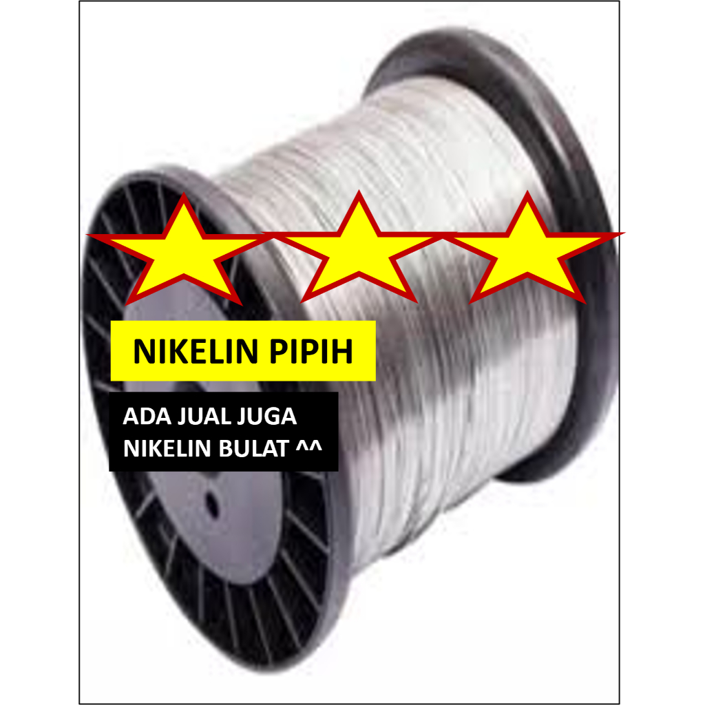 Jual Kawat Pemanas Niklin Pipih Gepeng - Meteran - Nikrom Nikelin ...