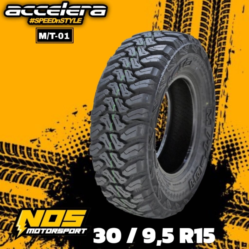 Jual BAN MOBIL MT R15 30 9,5 ACCELERA M/T-01 BAN TUBLES RING 15 30/9,5 ...
