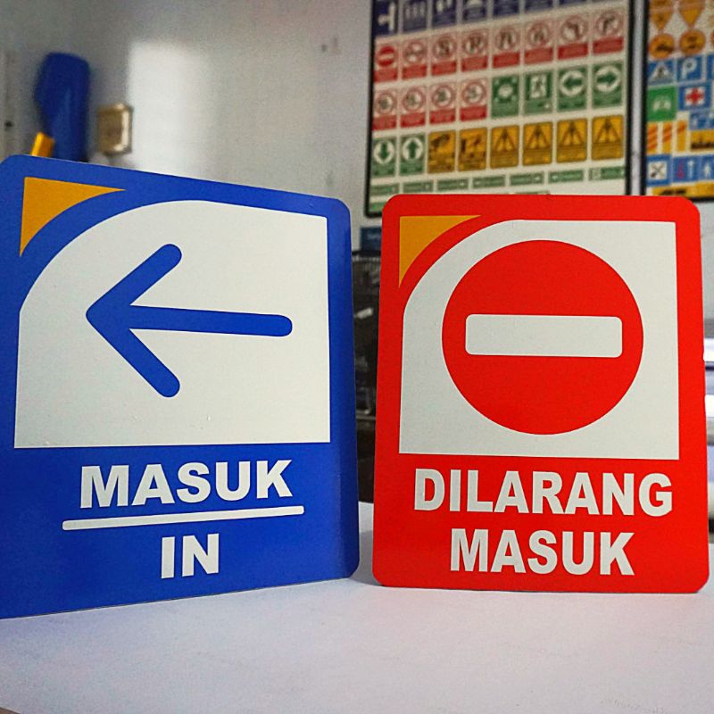 Jual Rambu Custom (Masuk & Keluar ) | Shopee Indonesia