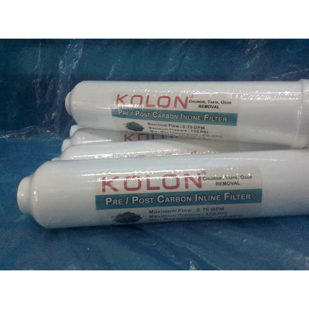 Jual Pre Post Carbon Inline KOLON Filter Kecil Small 2” inch RO Micron ...