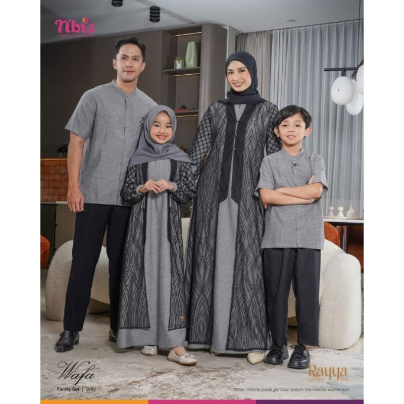 Jual Nibras Sarimbit Wafa Grey/Nibras Wafa Grey/Sarimbit Nibras 2025 ...