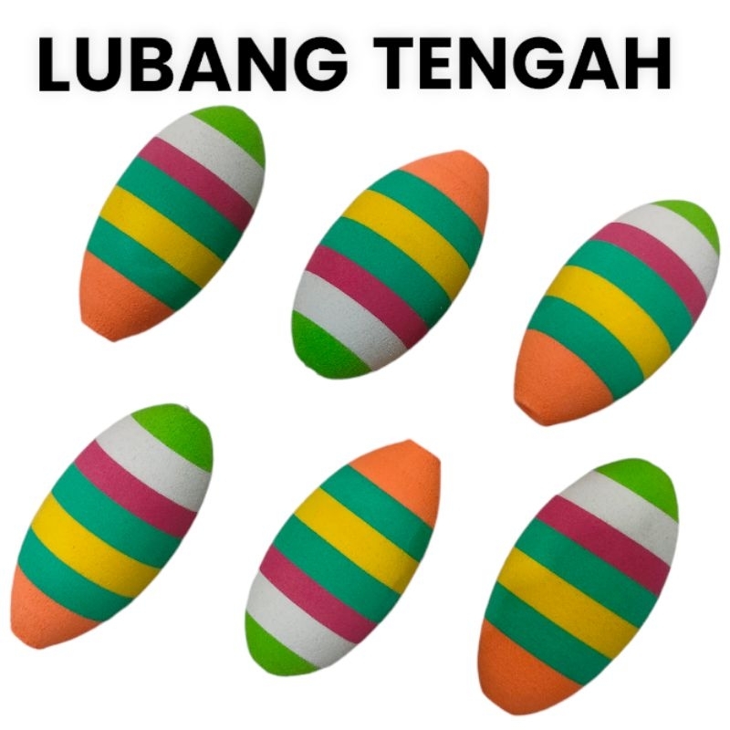 Jual Pelampung Pancing Bulat Busa Lubang Tengah/Kukumbul Pancing ...