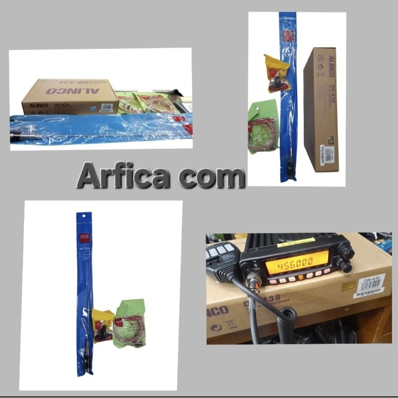 Jual Paket Radio Rig Mobile Alinco DR-438 UHF 400-470MHZ Plus Breker ...