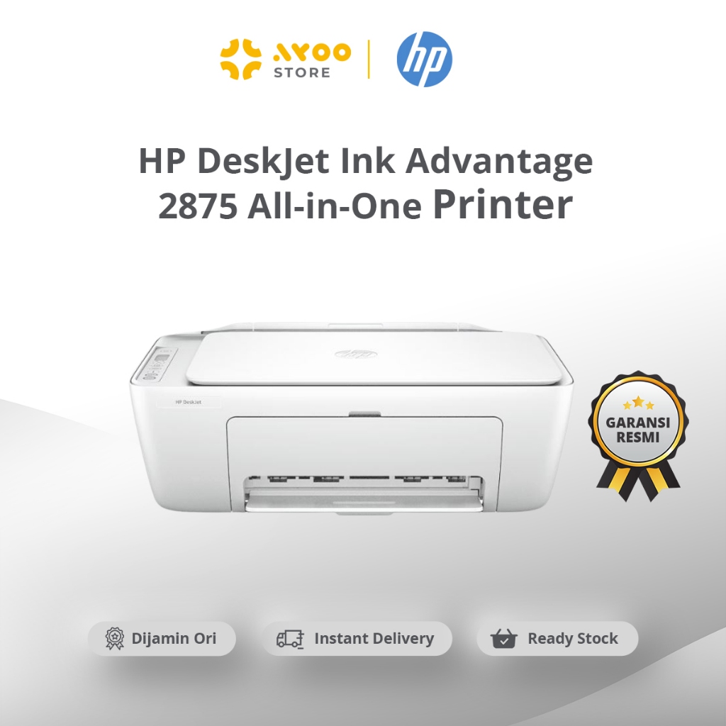 Jual HP DeskJet Ink Advantage 2875 All-in-One Printer | Shopee Indonesia