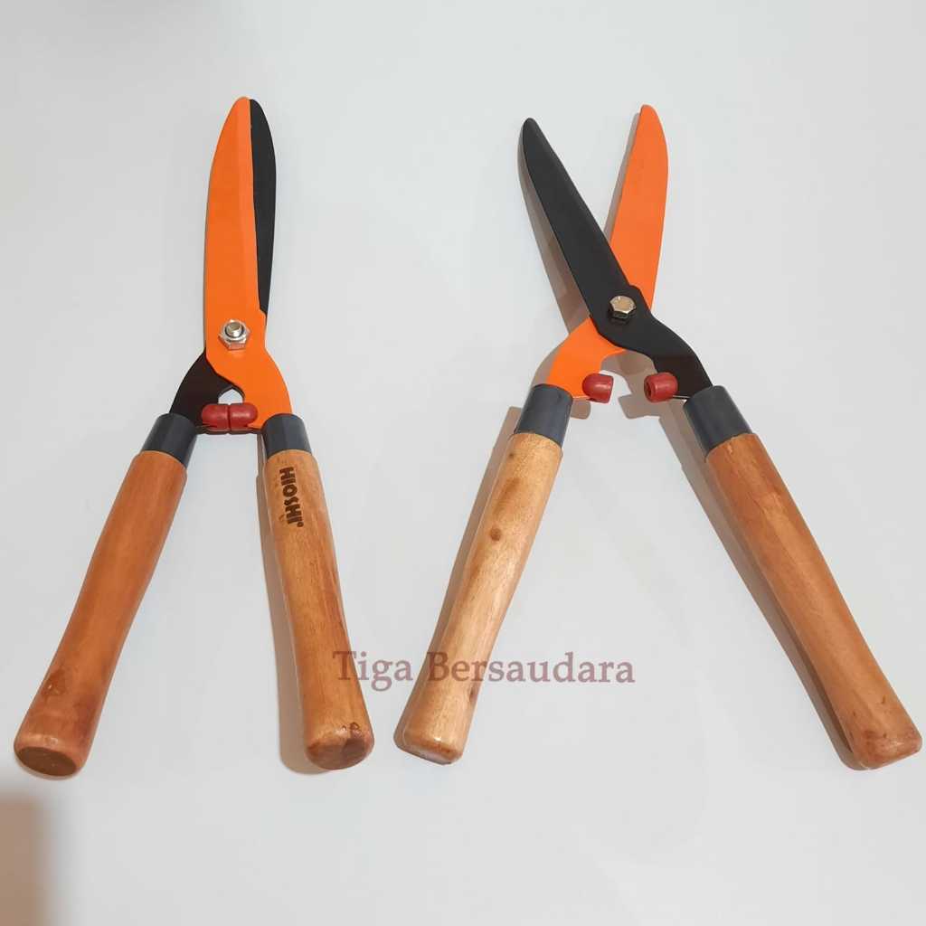 Jual GUNTING RUMPUT BESAR GUNTING TAMAN KEBUN GUNTING PAGAR GAGANG KAYU ...