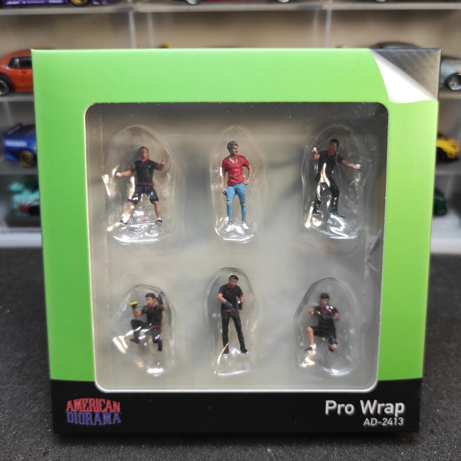 Jual American Diorama 1/64 Figure Set Pro Wrap | Shopee Indonesia