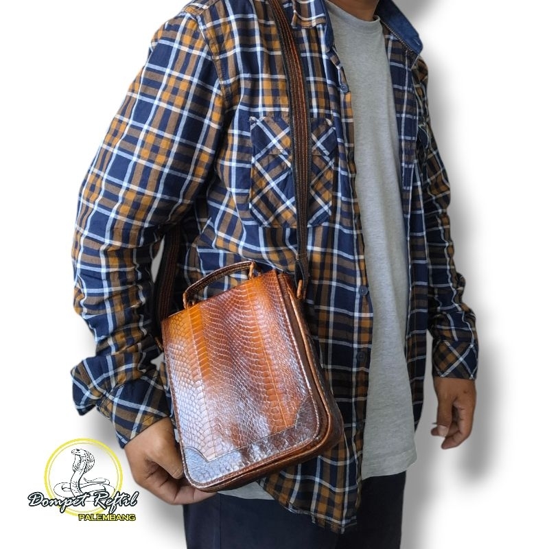 Jual tas kulit uIar kobr4 asli | Shopee Indonesia