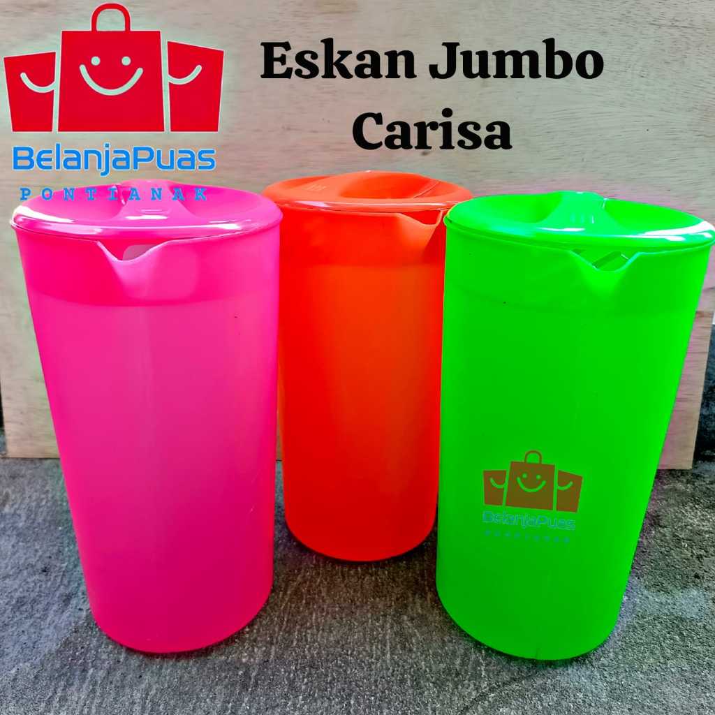 Jual ESKAN JUMBO CARISSA/TEKO PLASTIK WARNA OK | Shopee Indonesia