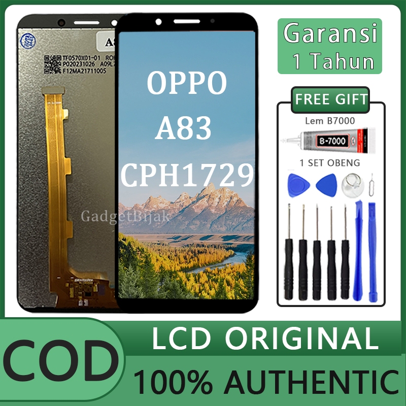 Jual LCD OPPO A83/ CPH1729 BIG GLASS Original Quality/ORIGINAL100% LCD ...