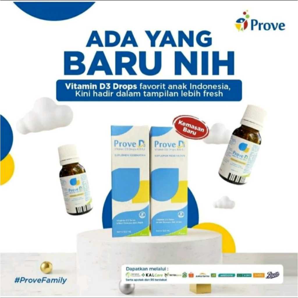 Jual Prove D3 Drop - Vitamin D3 Dalam Bentuk Sediaan Tetes | Shopee ...