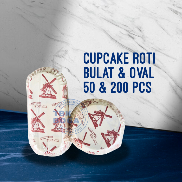 Jual Cupcake Kincir Bulat ( Bulat, Oval ) Paper Cup Cases Kertas Alas ...