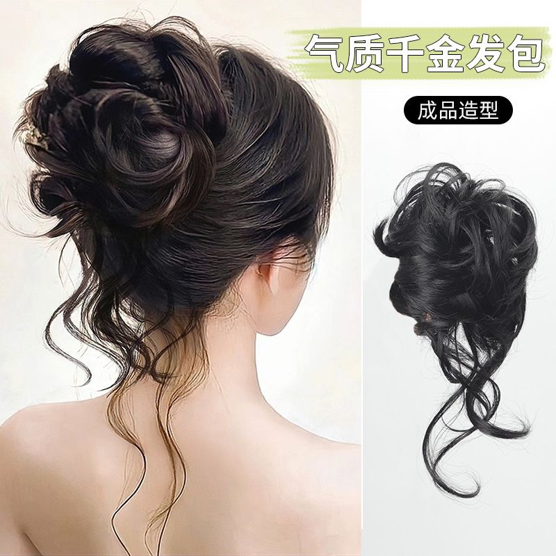 Jual sanggul rambut hairdo / wig rambut palsu / jepitan hairclip rambut ...