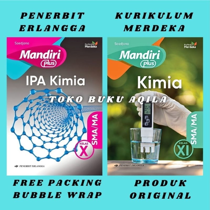 Jual Buku Mandiri Plus IPA Kimia Kelas 1 2 / 10 11 SMA Penerbit ...