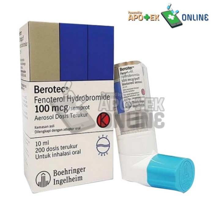 Jual Berotec 100 mcg INH 10 ml/Fenoterol hbr 100 mcg | Shopee Indonesia