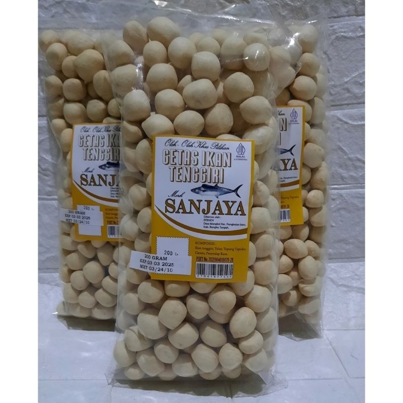 Jual GETAS IKAN SANJAYA KHAS BANGKA 200 GRAM | Shopee Indonesia