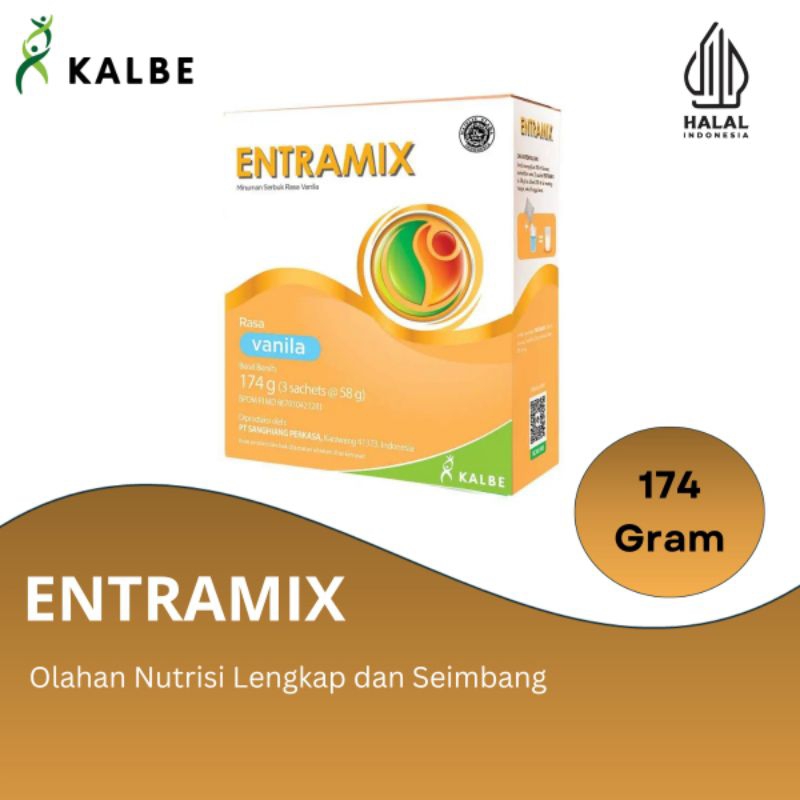 Jual Entramix Rasa Vanila 174 Gram - Olahan Nutrisi Lengkap dan ...