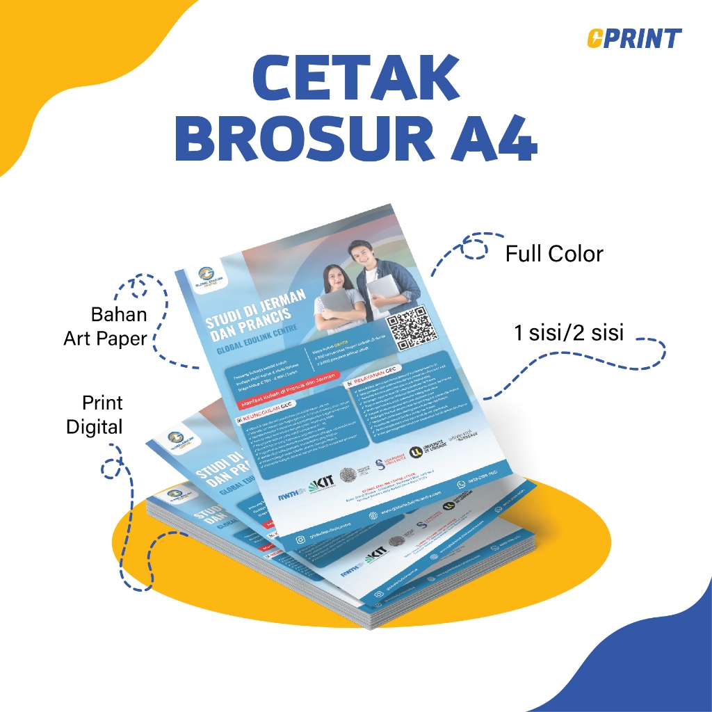 Jual Print Brosur | Cetak Flyer MURAH | UKURAN A4 1 Sisi / 2 Sisi | Shopee Indonesia