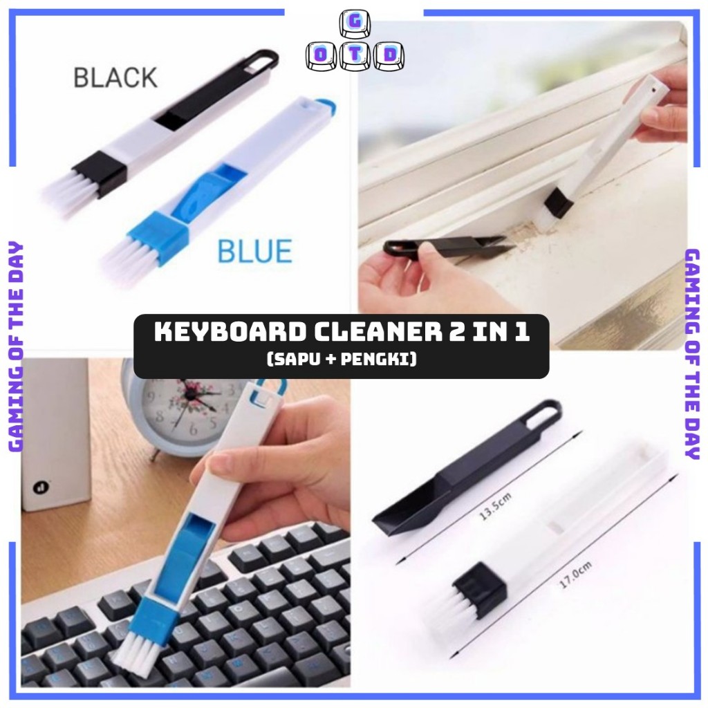 Jual Pembersih Keyboard 2in1 Set | Sapu Mini + Pengki untuk ...