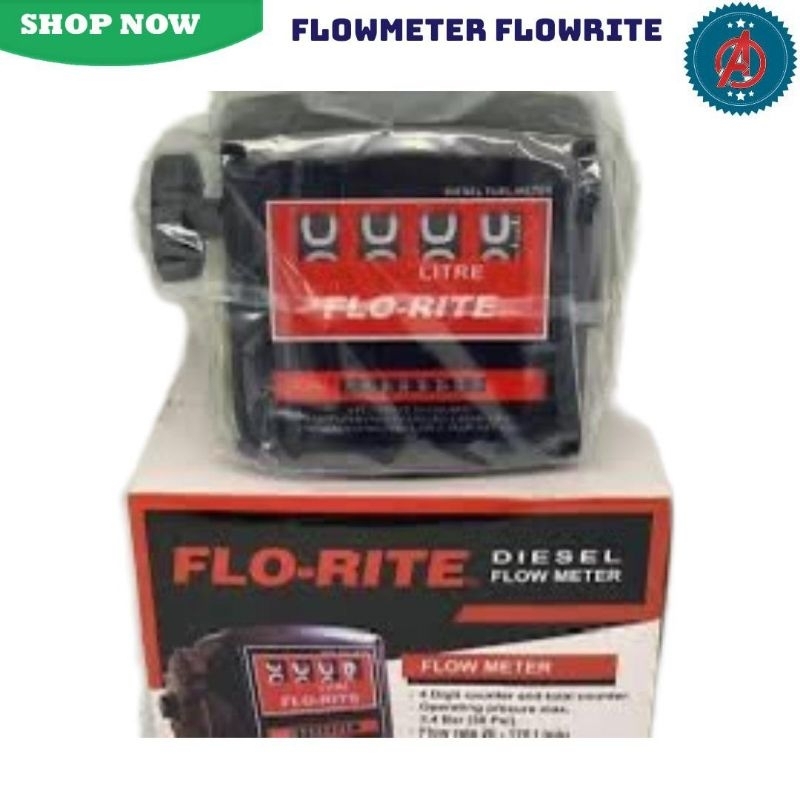 Jual Flowmeter Flo Rite 11/2" x 4 Digit - Flo Rite Meteran Minyak Solar ...