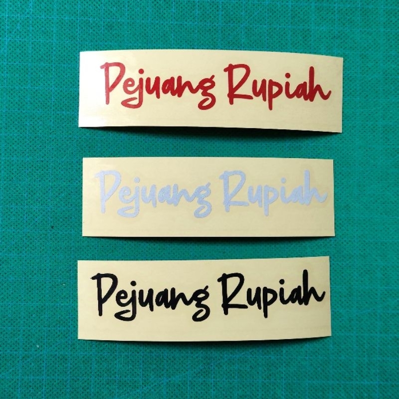 Jual Stiker Pejuang Rupiah Cutting | Shopee Indonesia