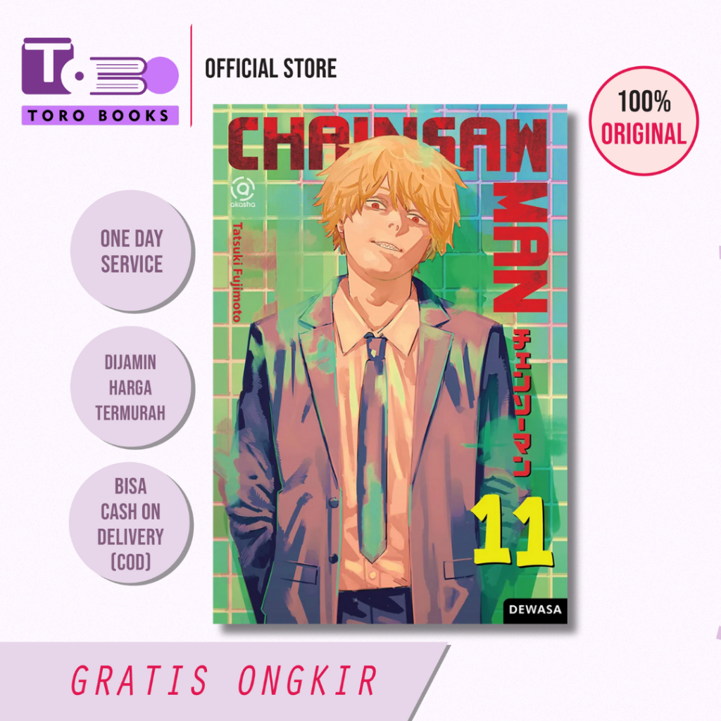 Jual KOMIK SERI : Chainsaw Man - Tatsuki Fujimoto | Shopee Indonesia