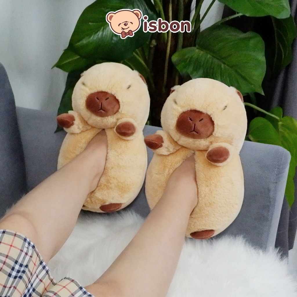 Jual ISTANA BONEKA Sandal Indoor SLIPPER Capybara Sepatu Tidur Kamar ...