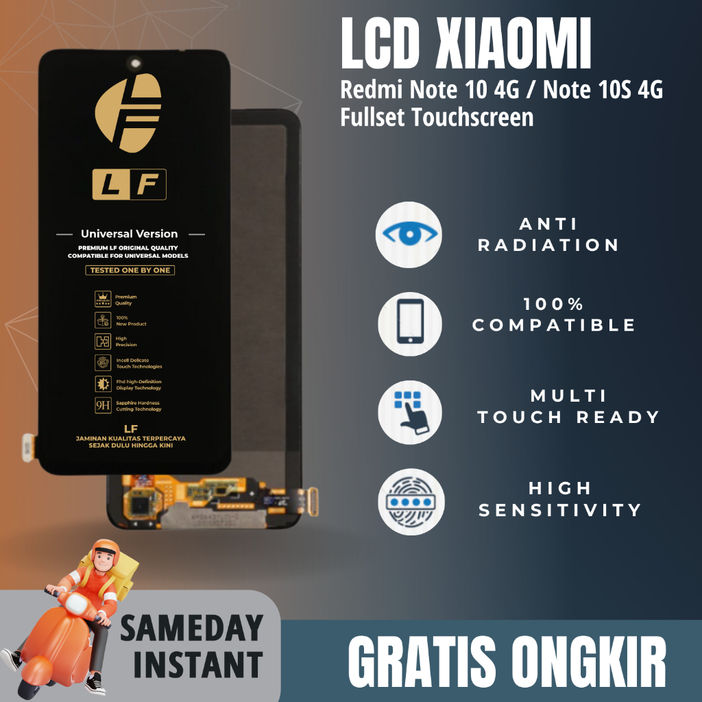 Jual LF - LCD Xiaomi Redmi Note 10 4G / Note 10S 4G Fullset Touchscreen ...