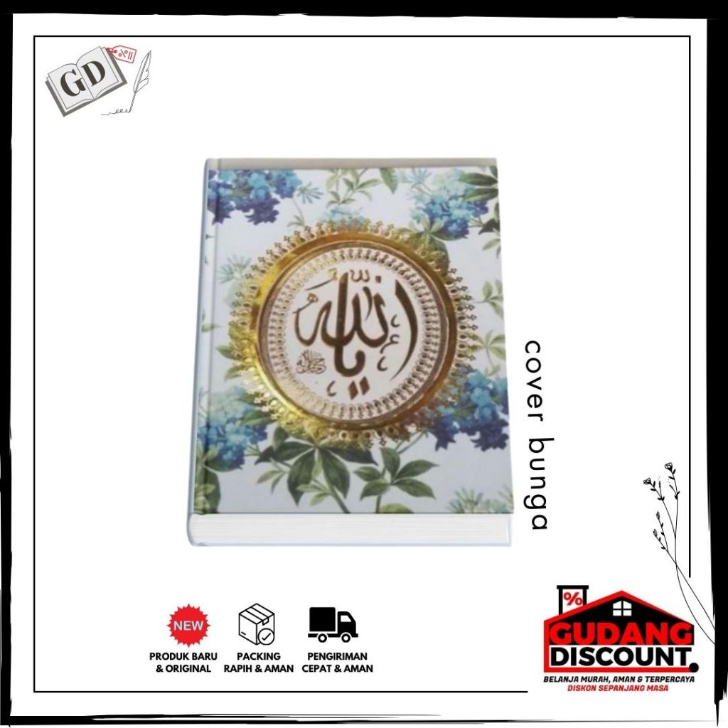 Jual Buku Surah Yasin 128 Halaman Custom Hard Cover Bunga Banyak Varian ...