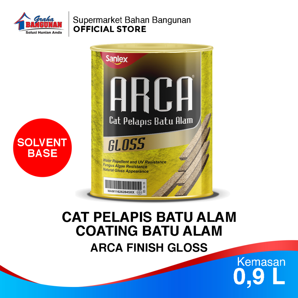 Jual CAT PELAPIS BATU ALAM / CAT BATU ALAM / COATING BATU ALAM ARCA ...