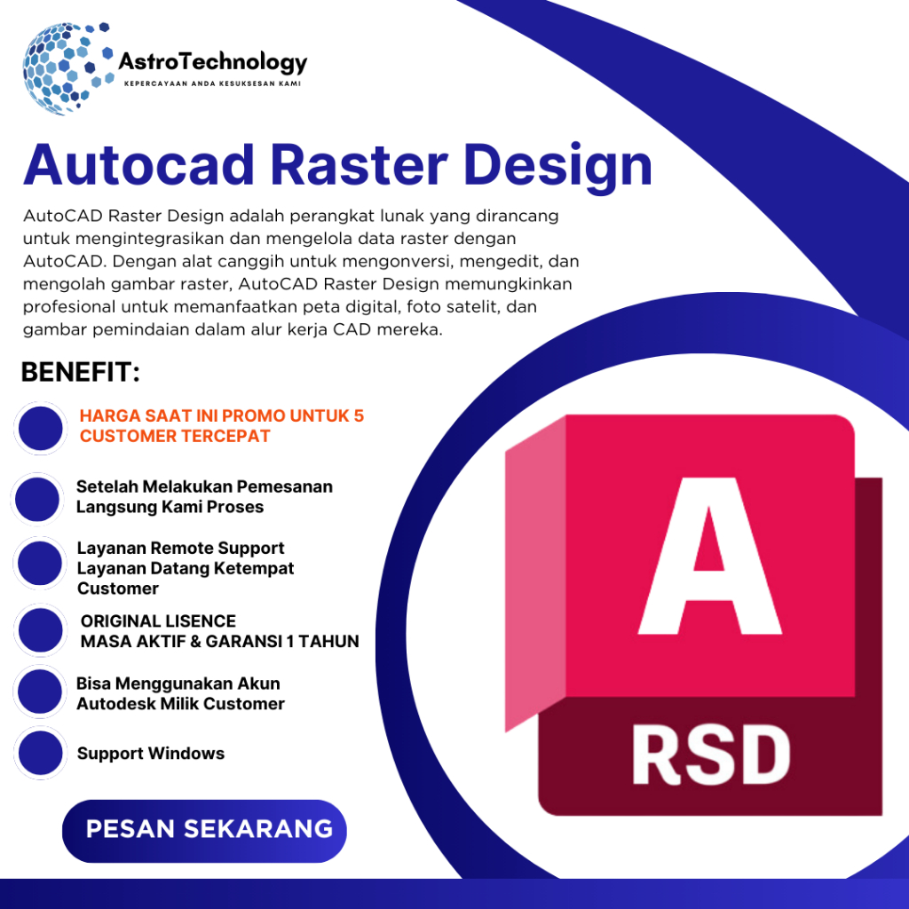 Jual APP Design Autodesk AutoCad Raster Design Original Bergaransi ...
