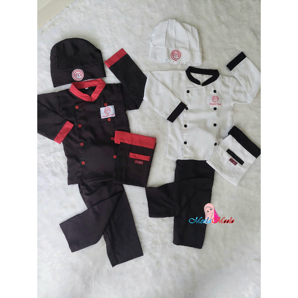 Jual Baju Masterchef Anak Junior Koki Cilik Set Topi | Kostum ...
